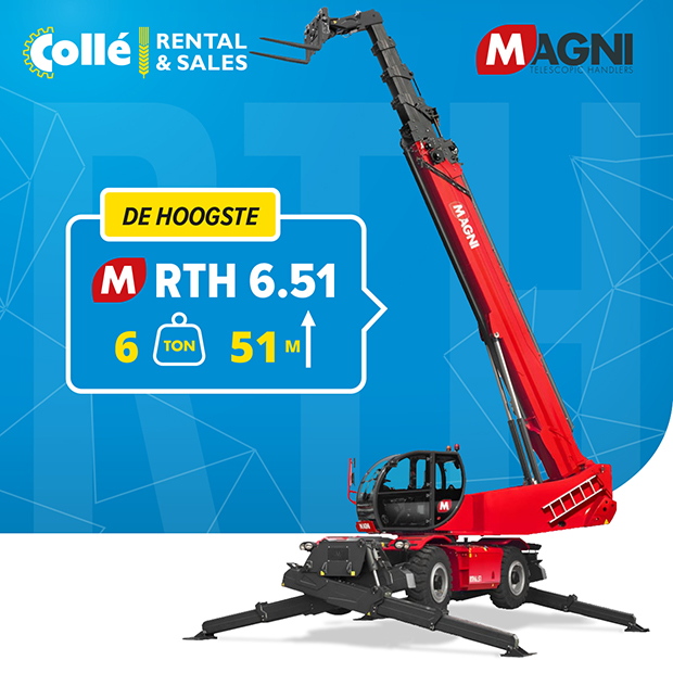 Magni RTH 6.51 en RTH 13.26 voor Collé | hoogwerkernieuws.nl